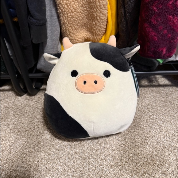 Squishmallows | Toys | Nwt Squishmallow 8 Connor The Cow Plushie | Poshmark